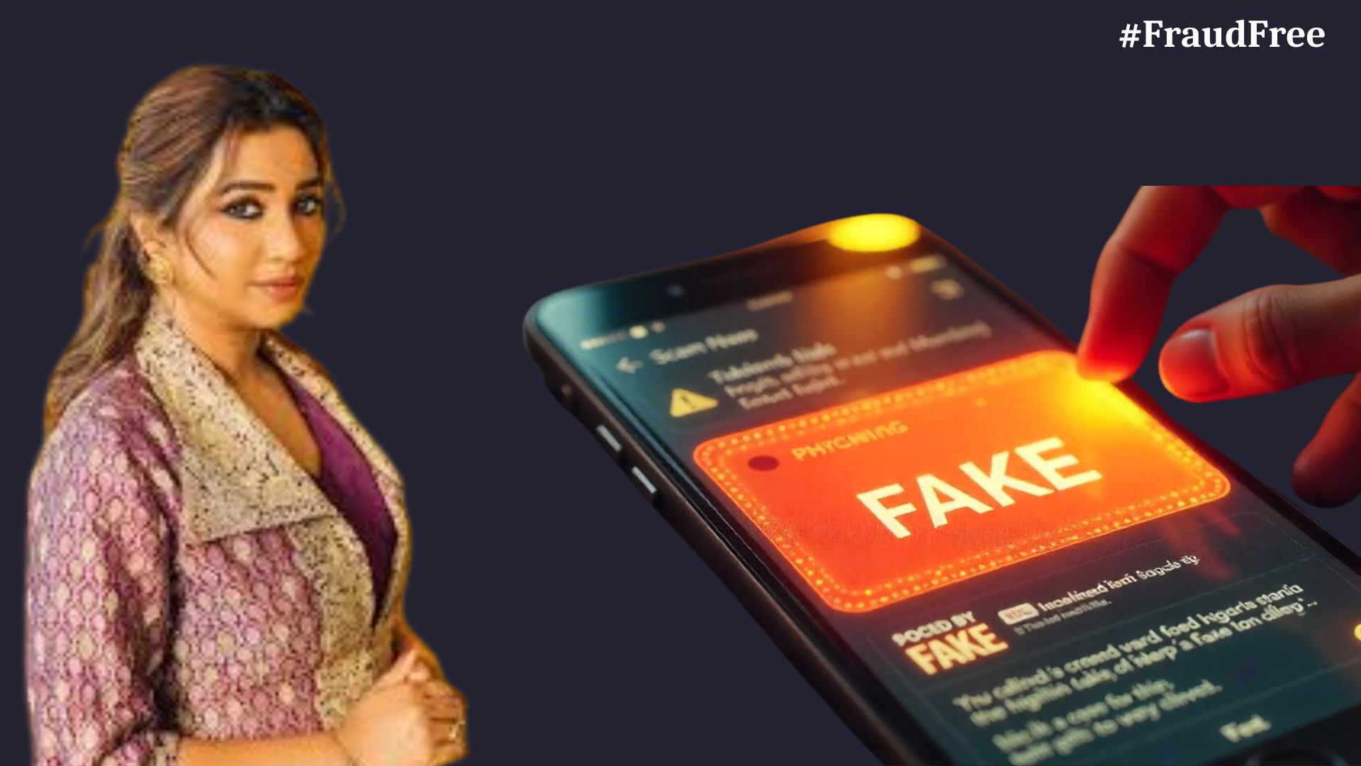 Celebrity Phishing Scam India | Shreya Ghoshal Fake News Scam