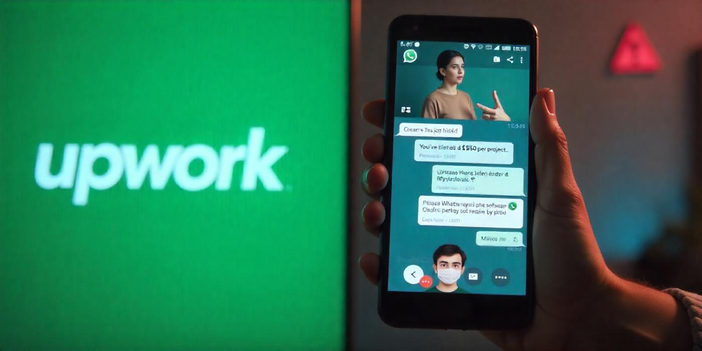 Upwork WhatsApp Scam | Text Message, Call, Report