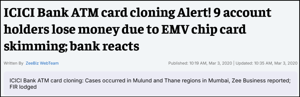 ATM Card Cloning Complaints | Top Scam Cases & How to Report