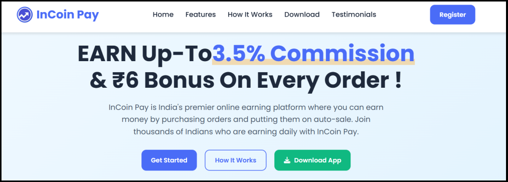 InCoinPay App | An Online Earning Platforms with Red Flags